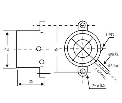 LM Inductive Proximity Sensor Angular Column Type VIOX ELECTRIC