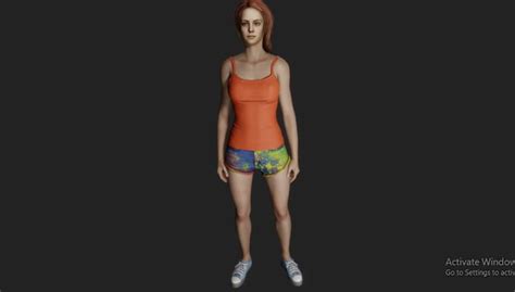 stylized 3d nsfw spline3d 3d model game character rig texture and