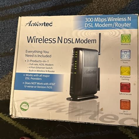 Networking Actiontec Gt Wnv Mbps Port Wireless N Router Poshmark