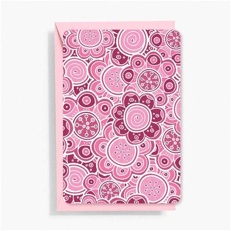 Pink Flowers T Notes Kk Paper Co