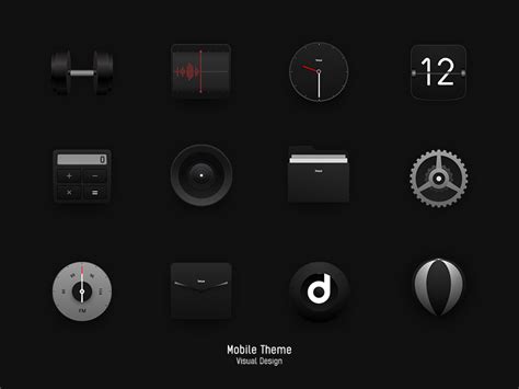 Mobile Theme Black By Ziv Zhang