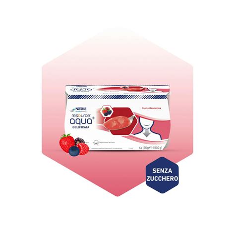Resource Aqua Gelificata Senza Zucchero Granatina