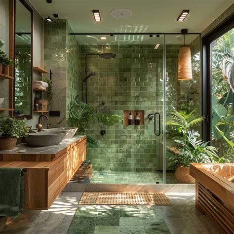 7 New Bathroom Ideas In Green For A Refreshing Look • 333 Art Images