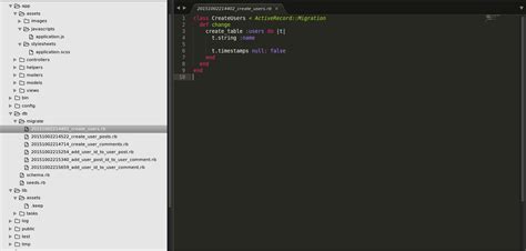 Ruby On Rails Rake Dbmigrate Is Not Creating User Table Stack Overflow