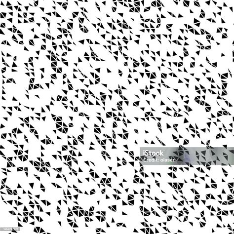Semi Random Triangles Pattern Stock Illustration Download Image Now