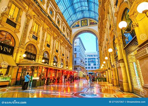 The Shopping Gallery Of The Most Famous Mall Galleria Vittorio
