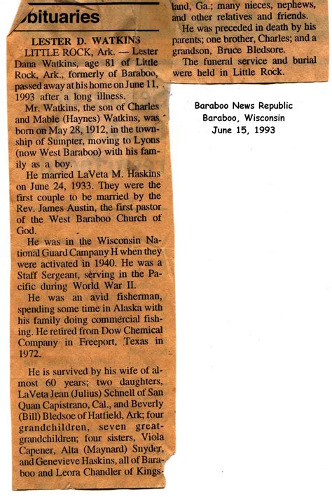 Charles And Mabel Watkins Genealogy