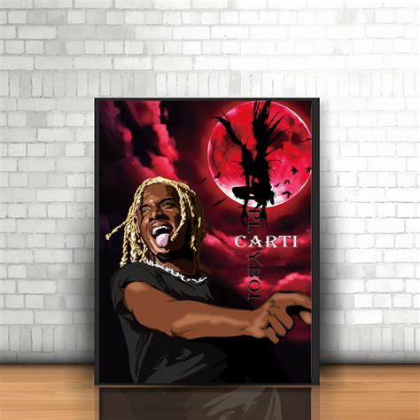 Playboi Carti Merch And Art Orignial Rap Hip Hop Art And Poster Prints