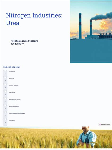 Pptureafinally 1 Pdf Urea Ammonia