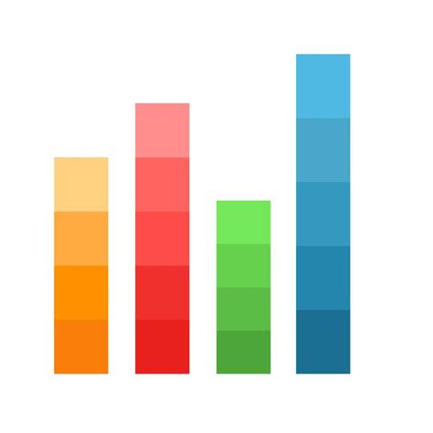 Stacked Bar Chart Line Icon 8111445 Vector Art At Vecteezy