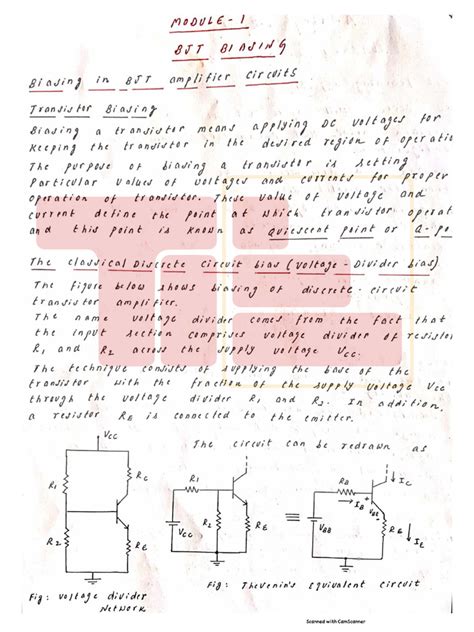 analog circuits complete notes 4th sem pdf