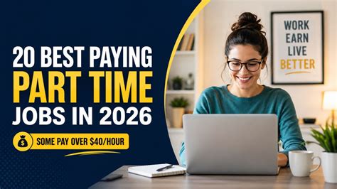 20 Best Paying Part Time Jobs In 2026 Some Pay Over 40hour Sense