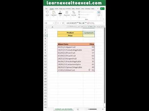 VLOOKUP With Wildcards How To Use VLOOKUP Function To Lookup Partial Text Match Excel Pro