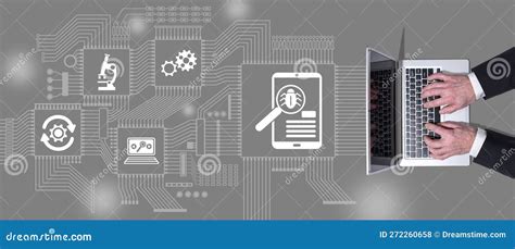 Concept Of Software Testing Stock Photo Image Of Symbol Process