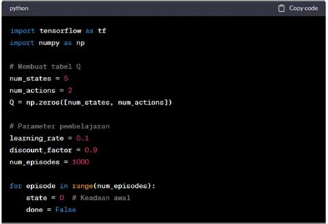Pengenalan Ke Reinforcement Learning Dengan TensorFlow Di Python