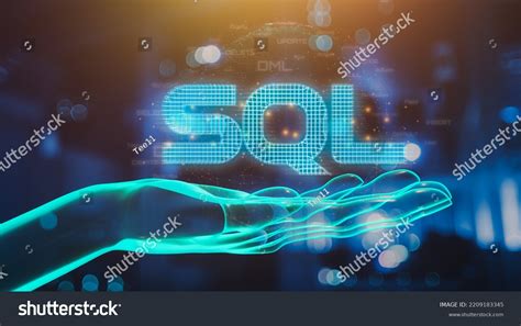 Hand Showing Sql Word Sql Structured Stock Illustration Shutterstock