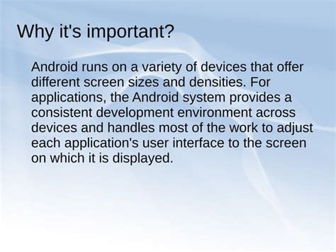 Supporting Multiple Screen In Android Odp