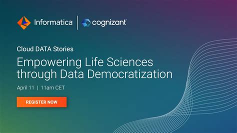 Krishna K On Linkedin Join Informatica And Cognizant At This Cloud Data Stories Webinar For Life…