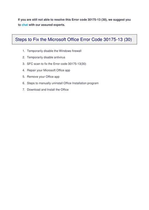Ppt [fixed] Error Code 30175 13 30 When Installing Microsoft Office 365 2013 2016 Powerpoint