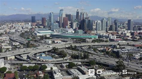 Overflightstock™ Downtown Dtla Los Angeles California Drone Aerial