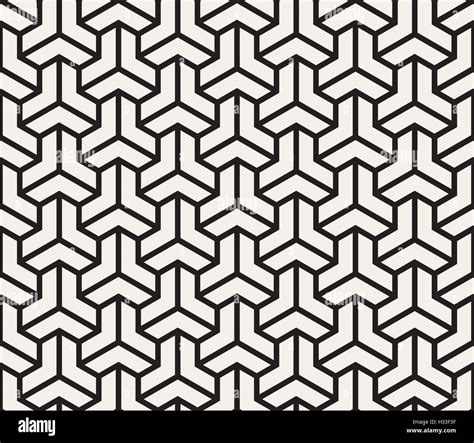 Vector Seamless Black And White Geometric Grid Pattern Stock Vector Image And Art Alamy