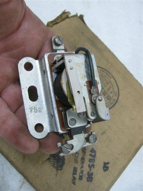 Nos Harley Davidson Delco Remy 6 Volt Cut Out Relay Knucklehead