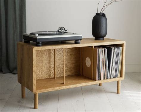 The Halfstack Turntable Station Vinyl Record Storage Etsy Record