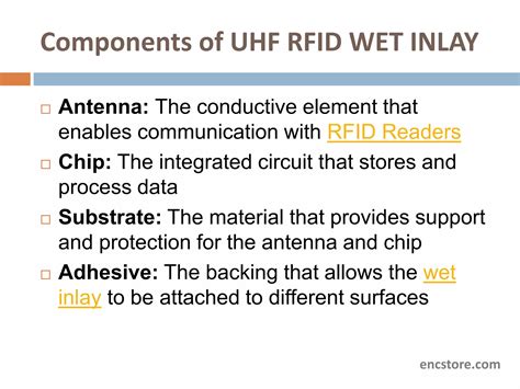 Uhf Rfid Wet Inlay Pptx Technology And Computing
