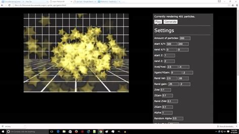 My Own Game Engine Particle System D Youtube
