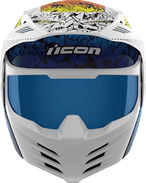 Icon Elsinore Doodle 3 Modular Motorcycle Helmet Team Motorcycle