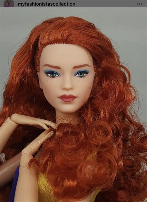 Pin By Steffy Ortiz On Barbie Red Hair Redhead Doll Barbie Dream