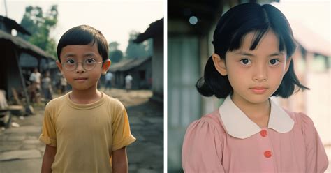 Artist Uses Ai To Make Realistic Doraemon Characters If They Lived In Rural Indonesia 11 Pics
