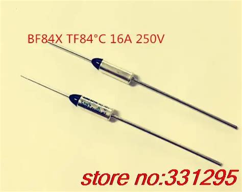 20 個の温度ヒューズ AUPO TF84 16A BF84X 84 度 RY84 250V|temperature fuse|16a ...