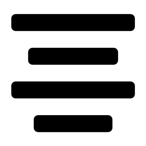 Center Align Text Vector SVG Icon SVG Repo