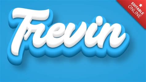 Trevin Text Style Effects Generator