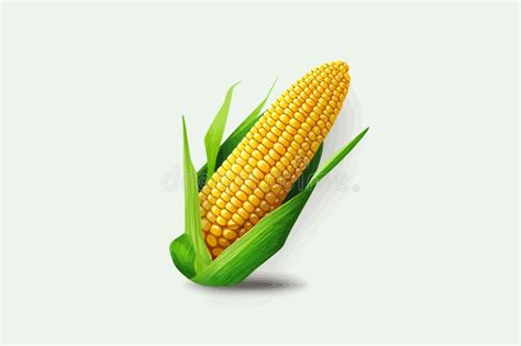 Corn Vector Flat Minimalistic Asset Isolated Vector Style Illustration