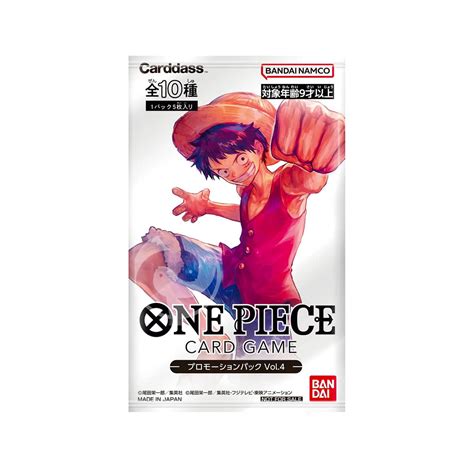 One Piece Card Game Promotion Pack Vol 4 Jap Mangakaze