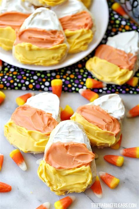 Candy Corn Cookies The Farm Girl Gabs®