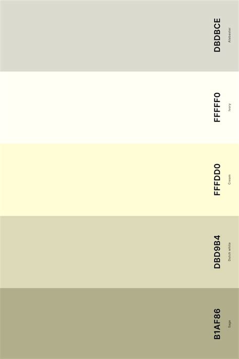 25 Best Cream Color Palettes With Names And Hex Codes