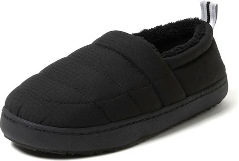 Dearfoams Mens Indoor Outdoor Cullen Ripstop Cosaed Back Puffy Camping