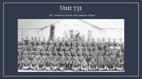 Unit 731 Pptx