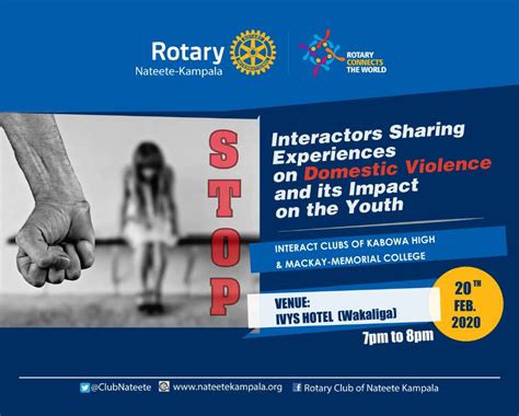 Domestic Violence Rotary Club Of Nateete Kampala