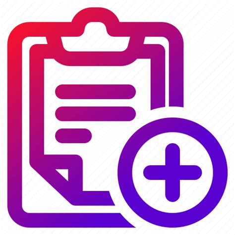 Clipboard Add Create Data Storage File Icon Download On Iconfinder
