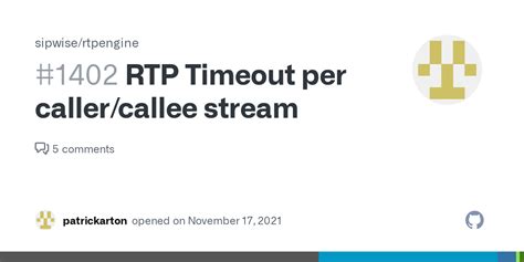 RTP Timeout Per Caller Callee Stream Issue Sipwise Rtpengine GitHub