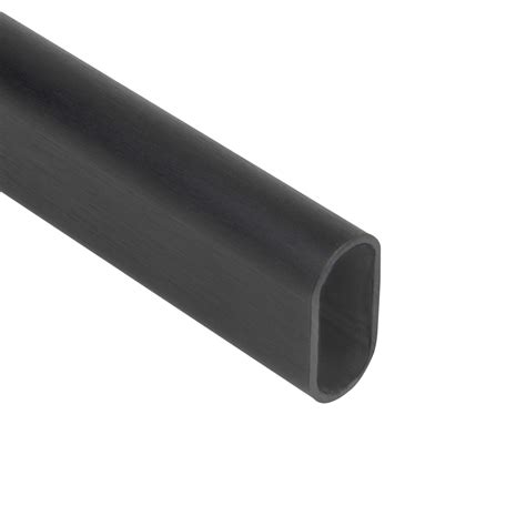 Matte Black Oval Closet Rod 1 5 16 Modern Closet Hanging Rod The
