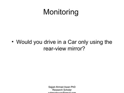 Difference Between Supervision And Monitoring By Sajjad Awan Ppt