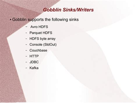 apache gobblin ppt