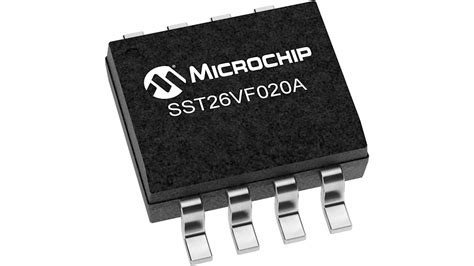 Microchip 2mbit Spi Sqi Flash Memory 8 Pin Soic Sst26vf020a 104isn Rs