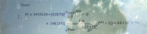 How To Calculate The Minimum Value For The FC In The Chegg