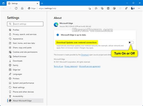 Enable Or Disable Download Updates Over Metered Connections In Microsoft Edge Windows 11 Forum